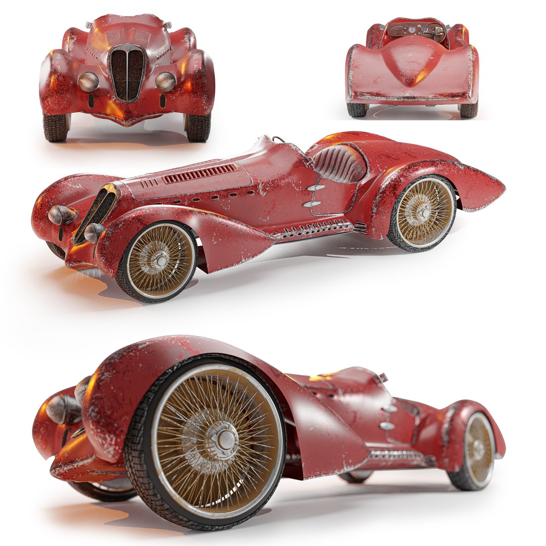 Rusty Alpha Romeo 2900 3D Model - TurboSquid 2056403