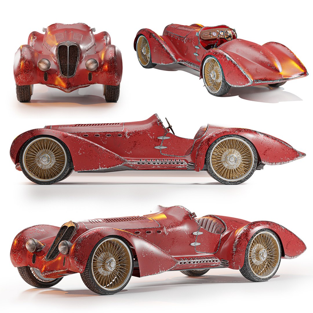 rusty alpha romeo 29003D模型 - TurboSquid 2056403