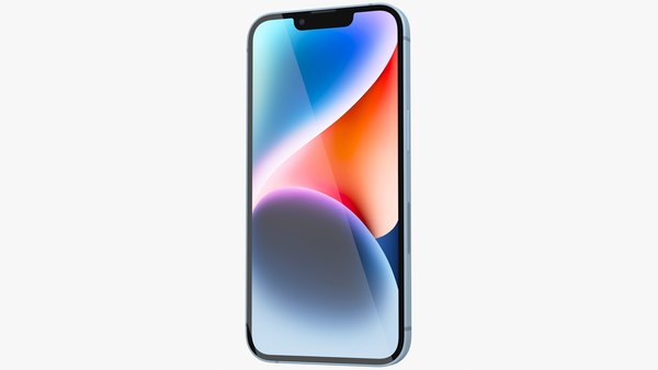 3D Apple iPhone 14 Blue model - TurboSquid 1958198