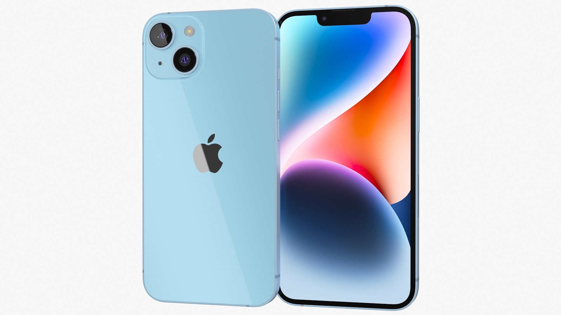 3D Apple iPhone 14 Blue model - TurboSquid 1958198