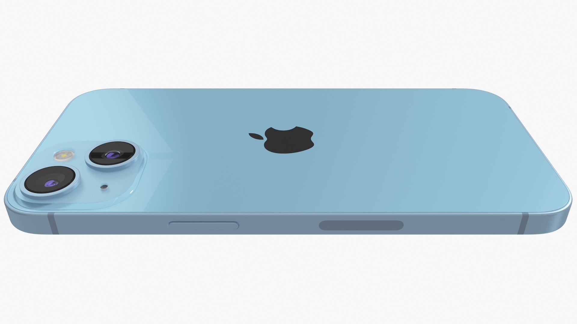 3D Apple IPhone 14 Blue Model - TurboSquid 1958198