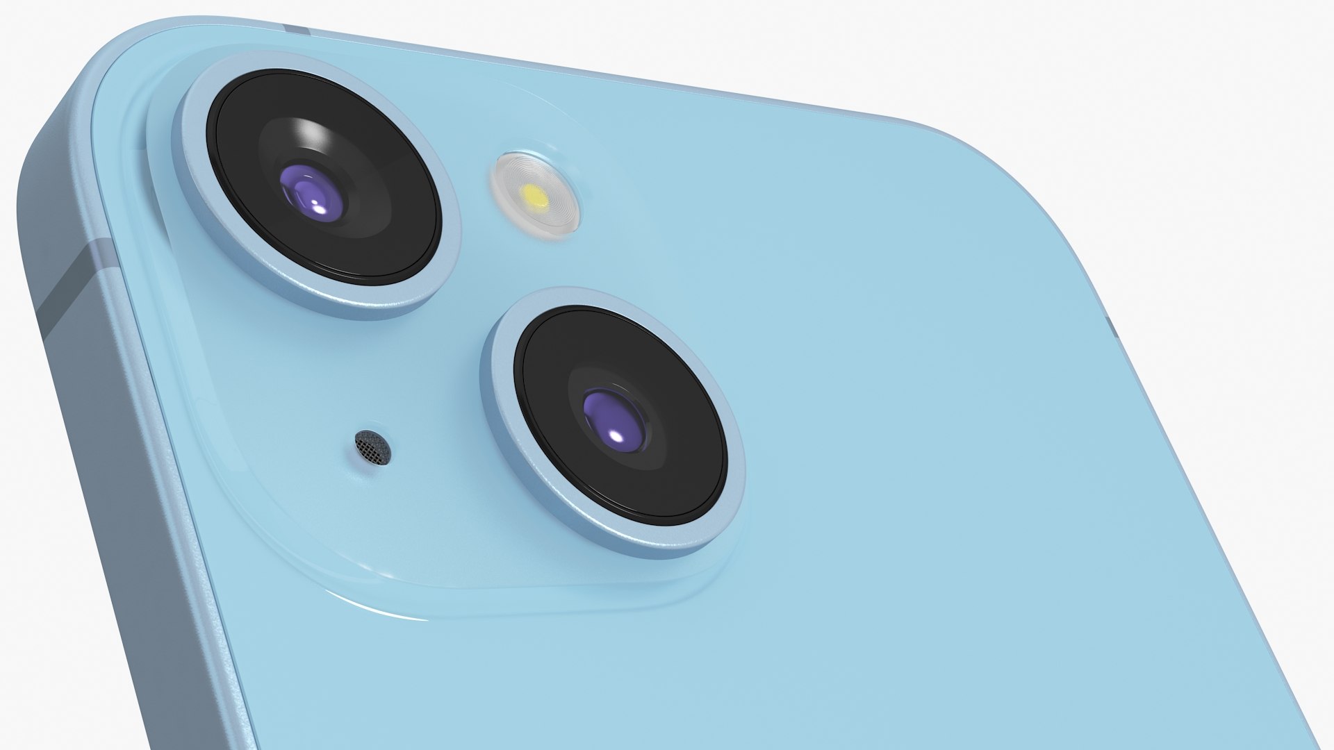 3D Apple IPhone 14 Blue Model - TurboSquid 1958198