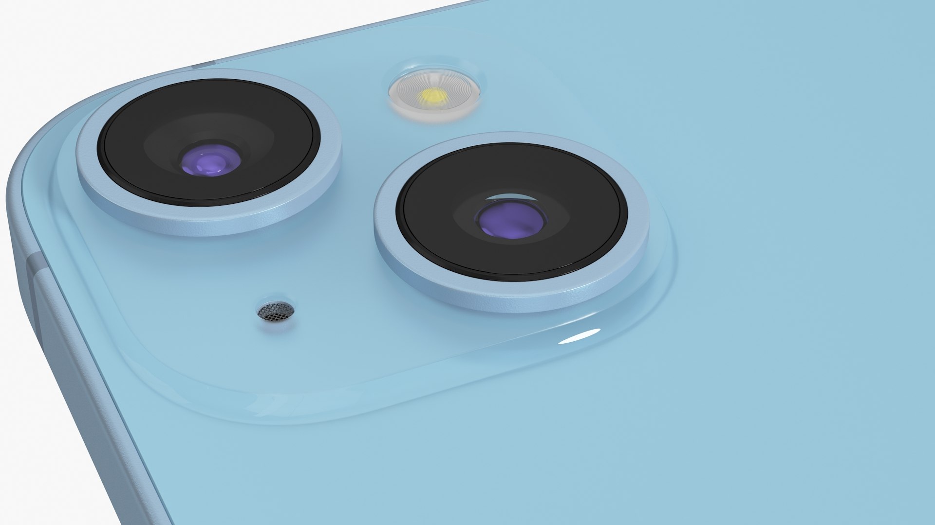 3D Apple IPhone 14 Blue Model - TurboSquid 1958198