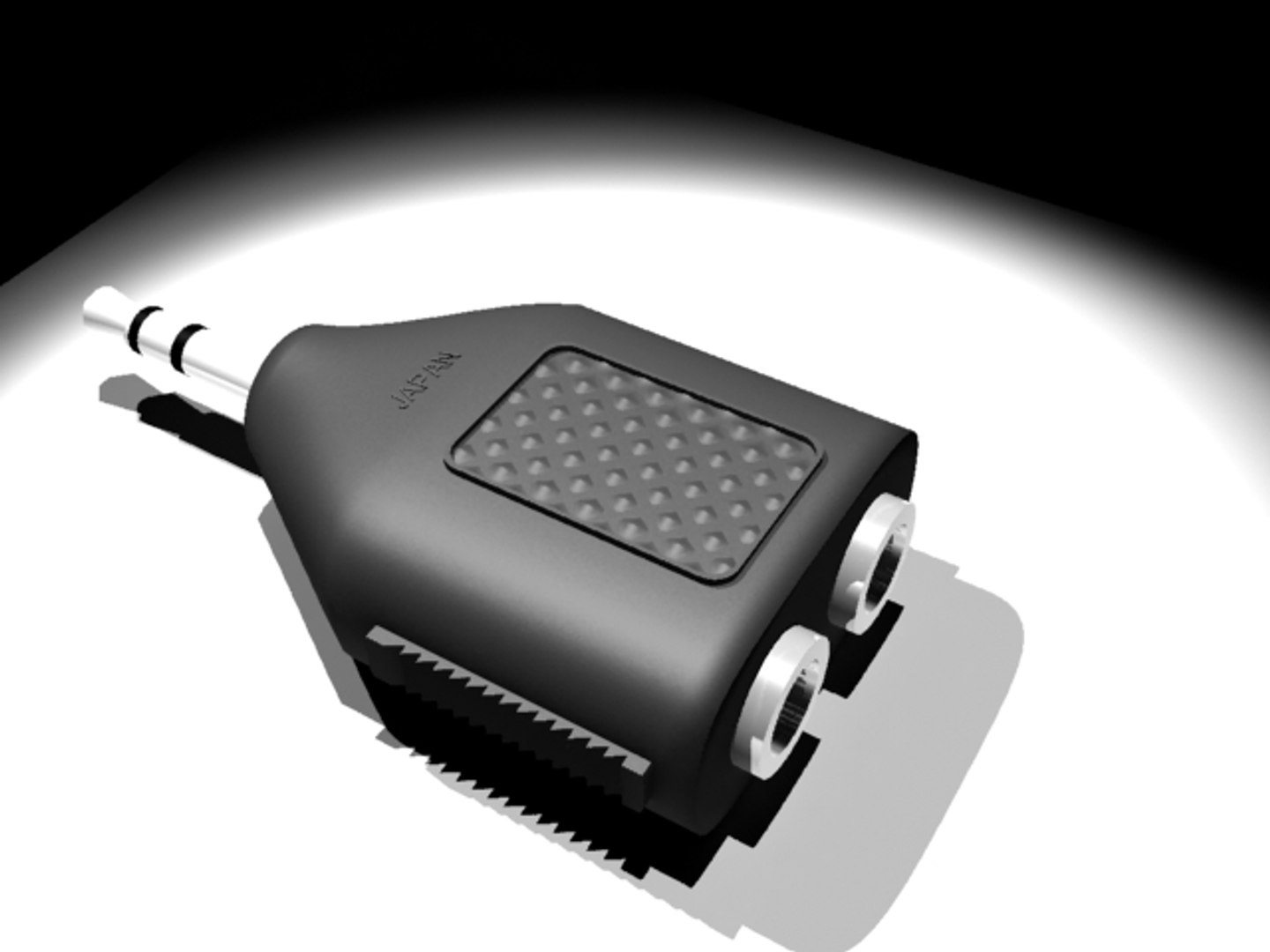 3d Stereo Y Plug Model