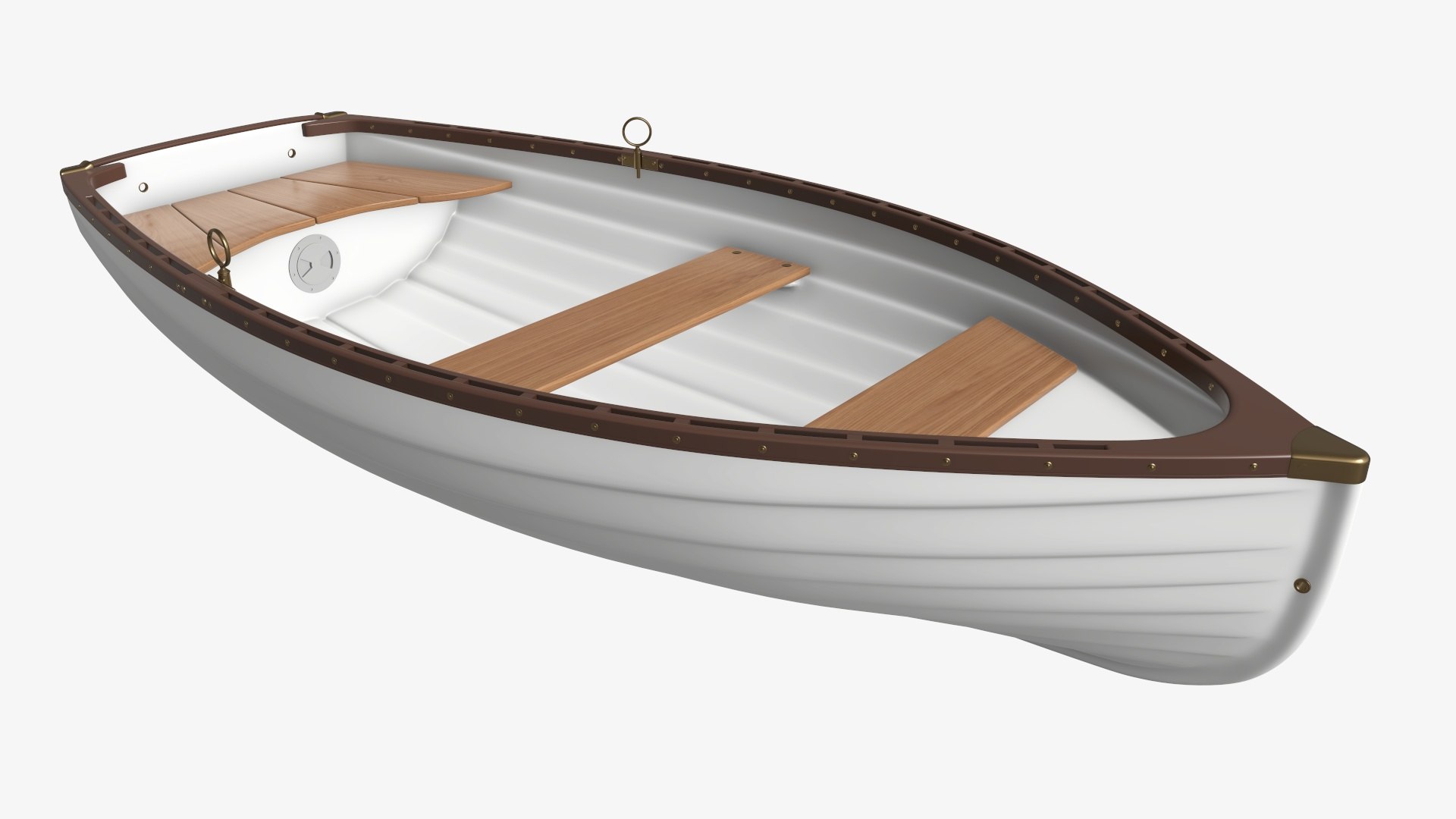 Traditional rowing boat 3D - TurboSquid 1666847