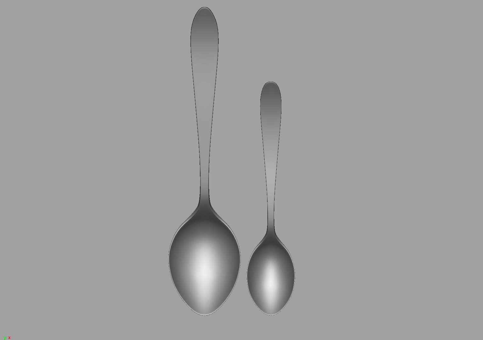 Spoons Teaspoon 3d Model