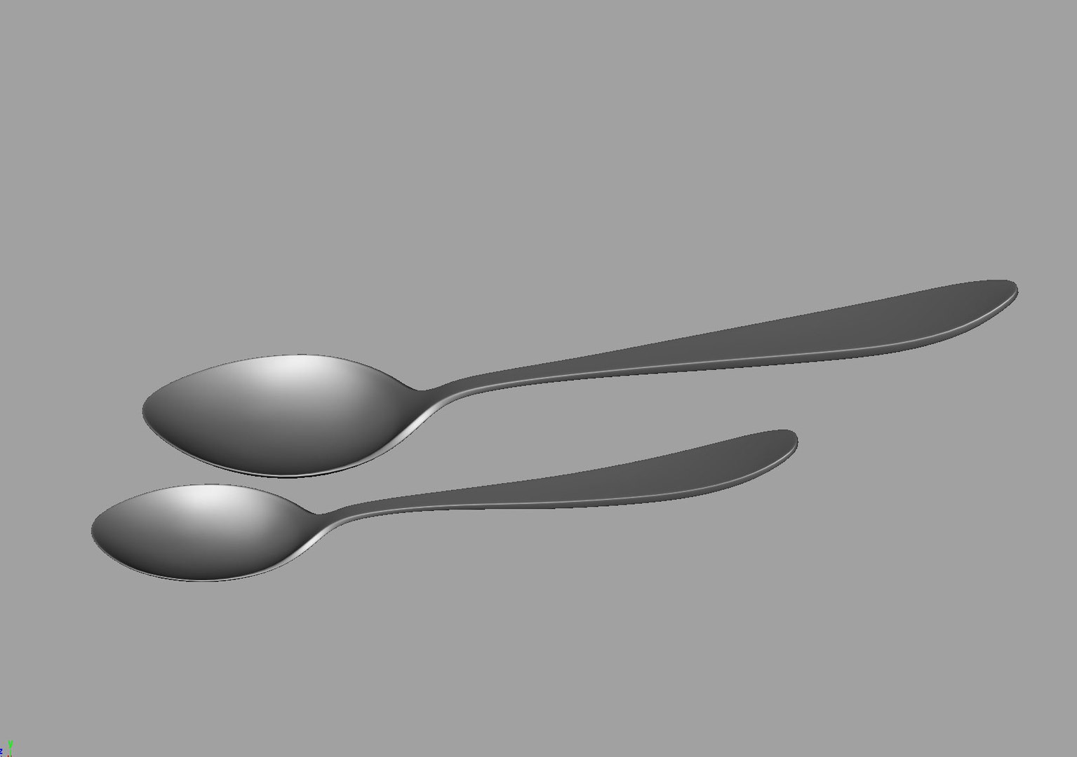 Spoons Teaspoon 3d Model