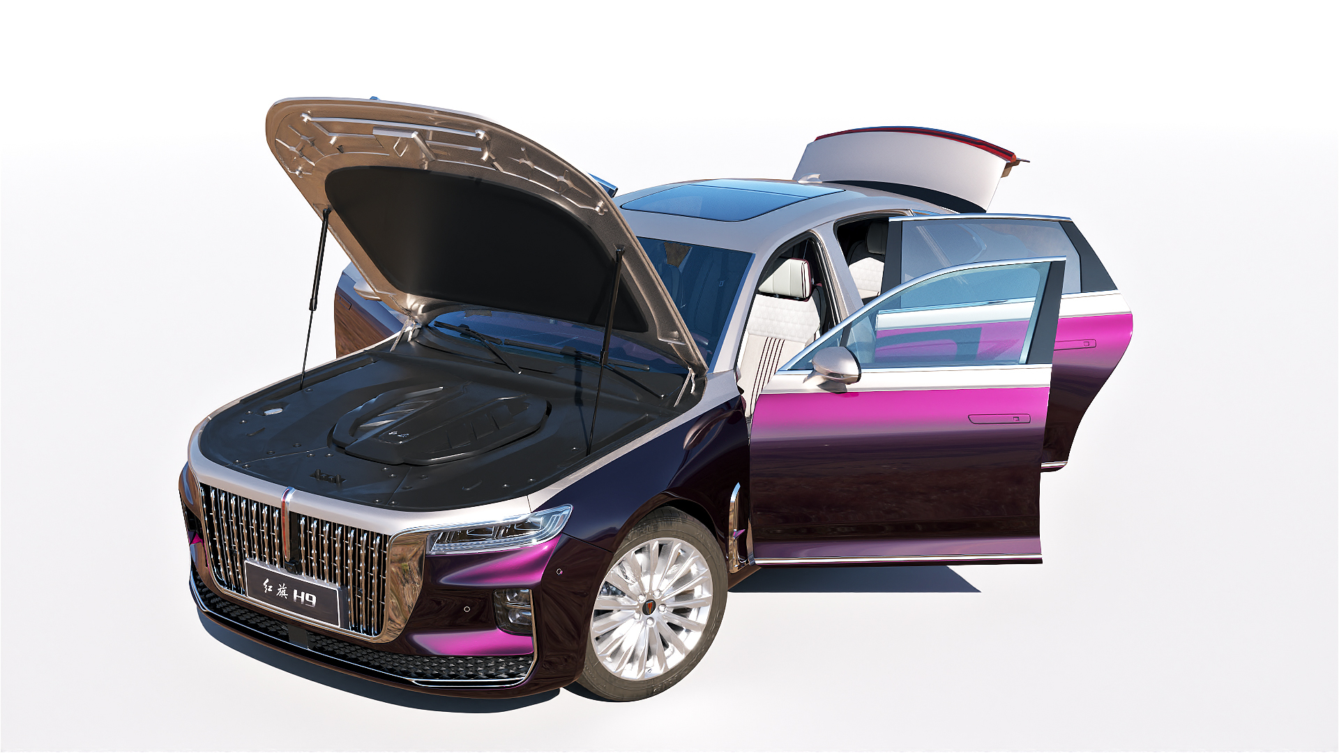 Hongqi H9 3D model - TurboSquid 1970088