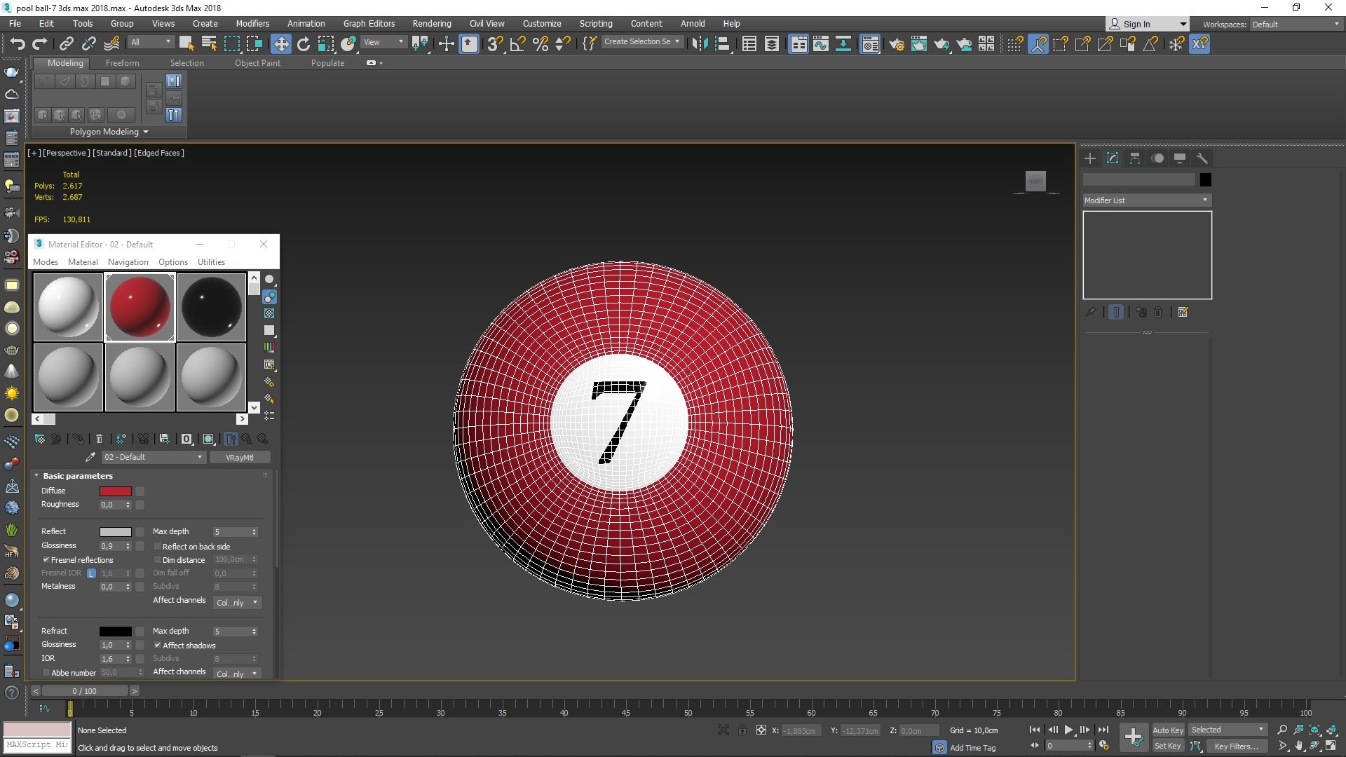 Billiard Pool Ball-7 American Model 3D Model - TurboSquid 1932093