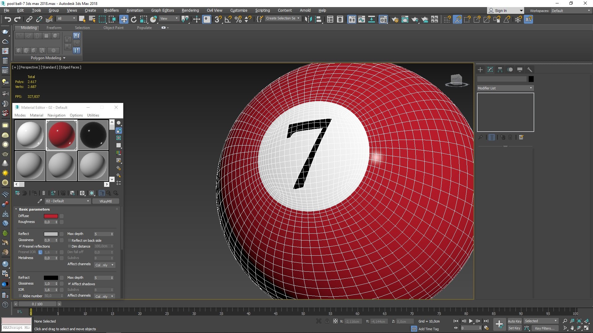 Billiard Pool Ball-7 American Model 3D Model - TurboSquid 1932093