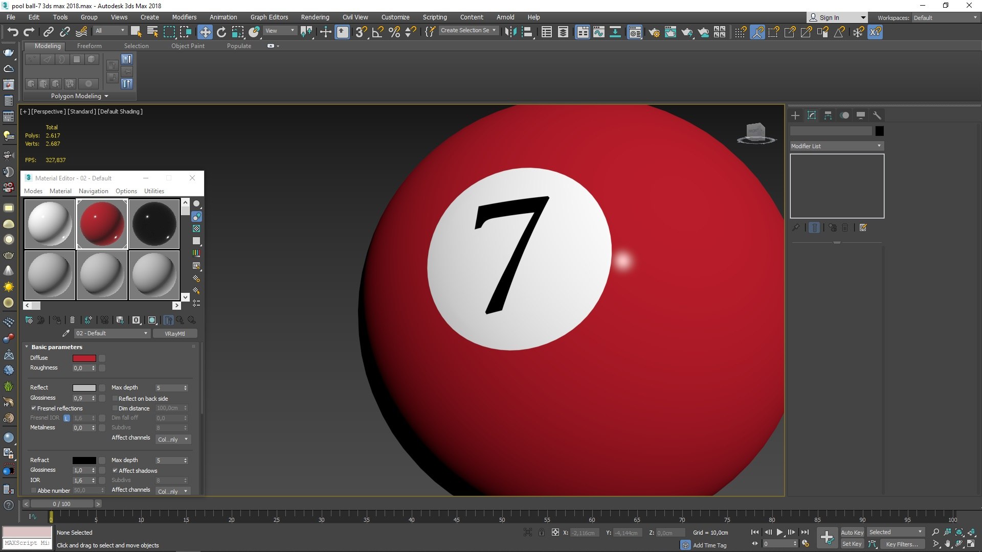 Billiard Pool Ball-7 American Model 3D Model - TurboSquid 1932093
