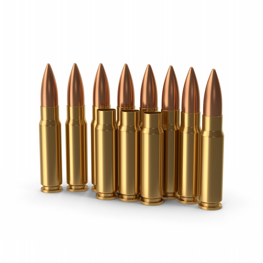 3D Model Rifle Bullets - TurboSquid 1973625