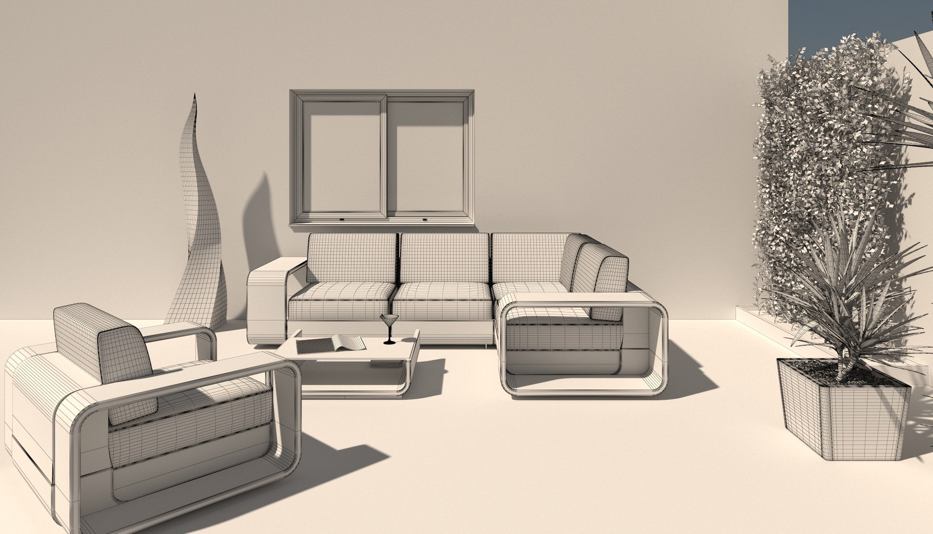 Terrace 3D model - TurboSquid 1177591