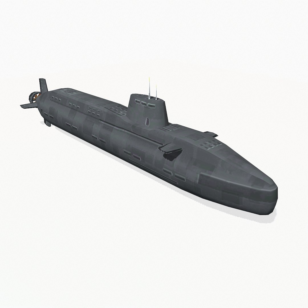 3d Astute Class Submarines Astute-class Model