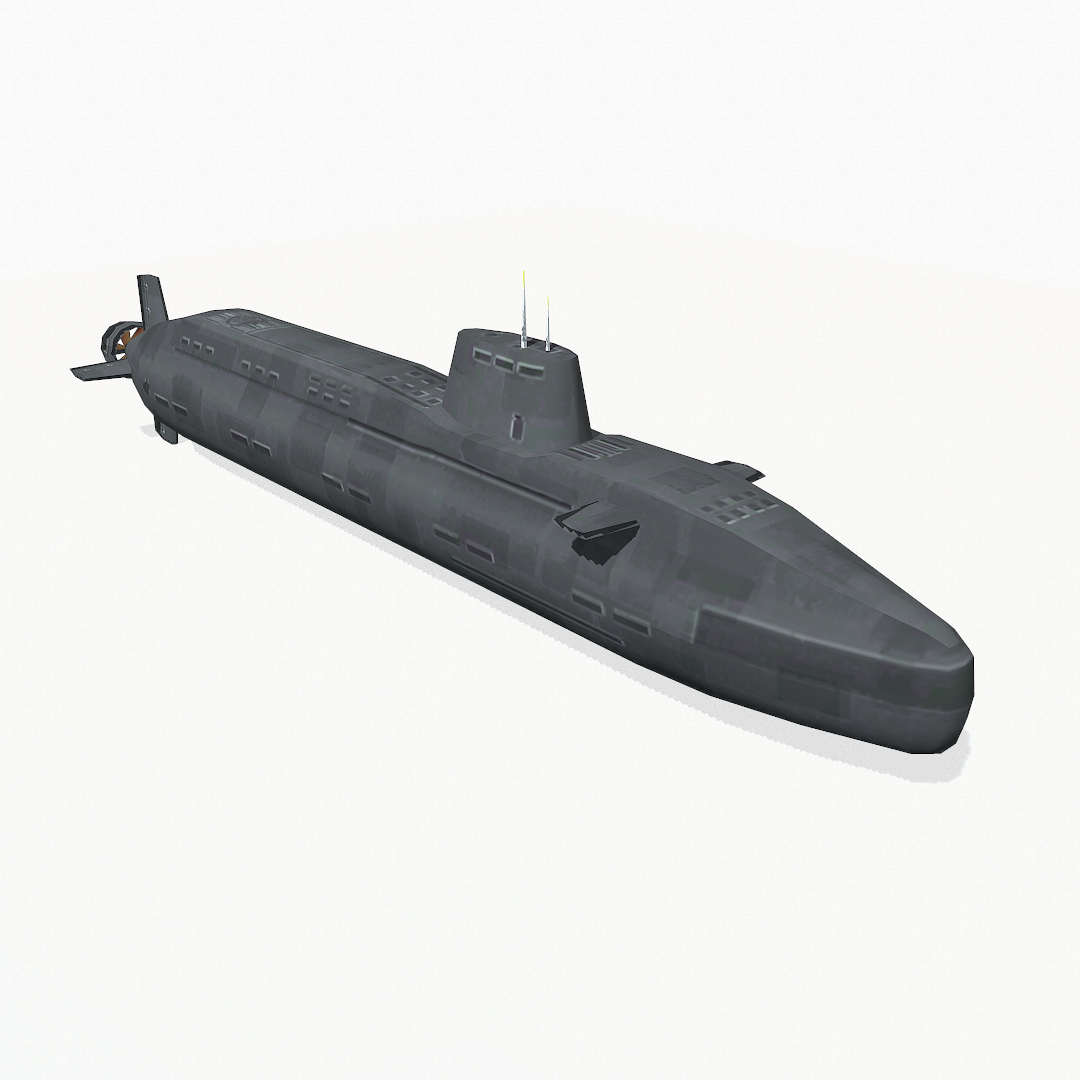 3d astute class submarines astute-class model