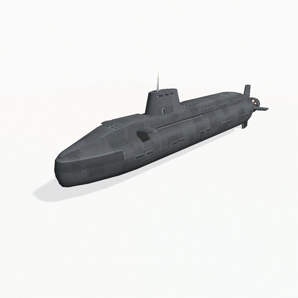 3d astute class submarines astute-class model