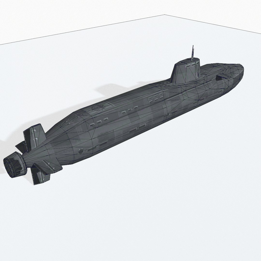 3d Astute Class Submarines Astute-class Model
