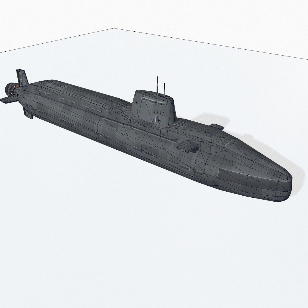 3d Astute Class Submarines Astute-class Model