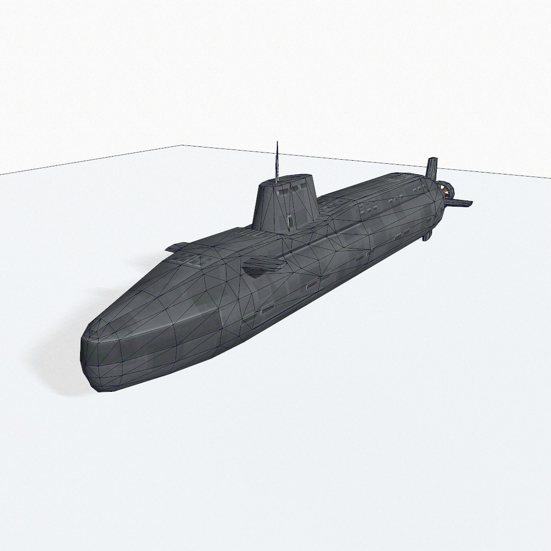 3d Astute Class Submarines Astute-class Model