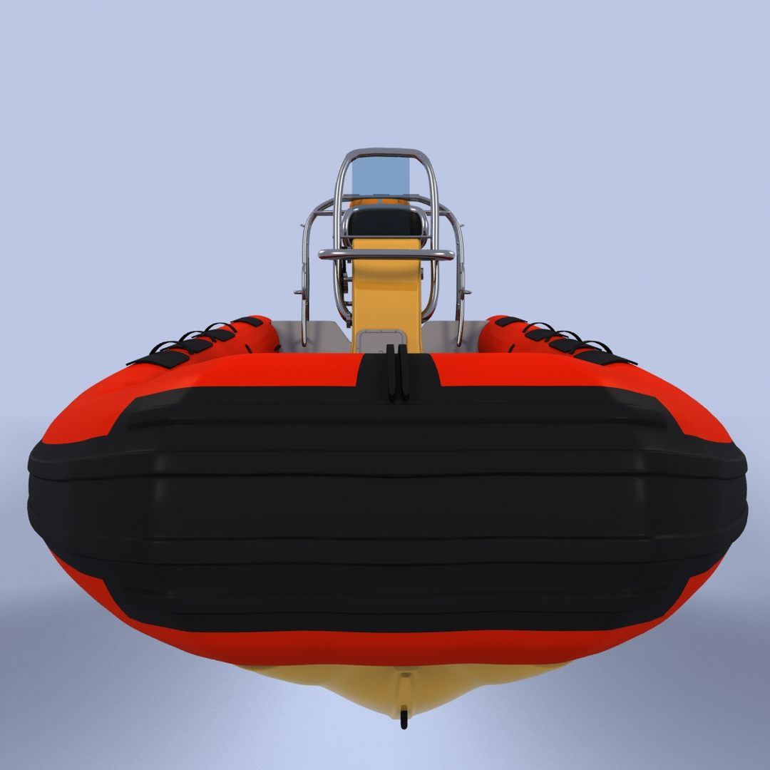 rigid inflatable boats 3d model