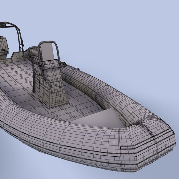 rigid inflatable boats 3d model