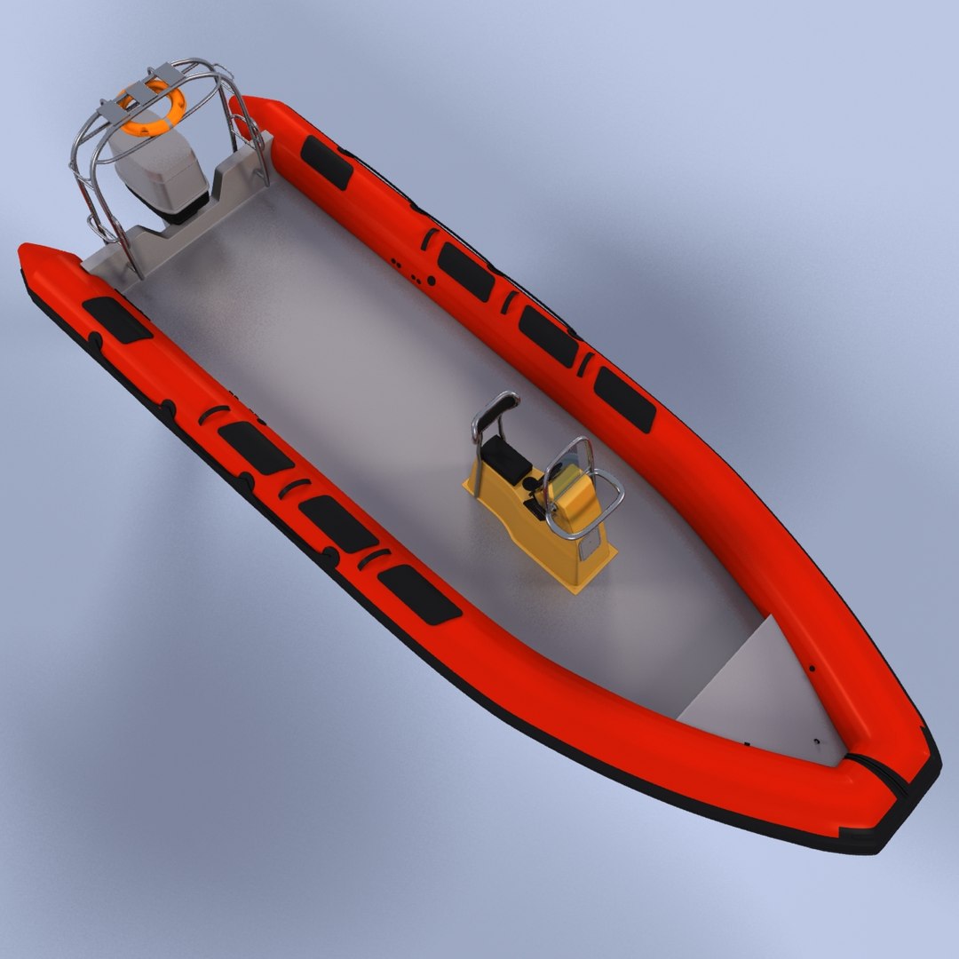 rigid inflatable boats 3d model
