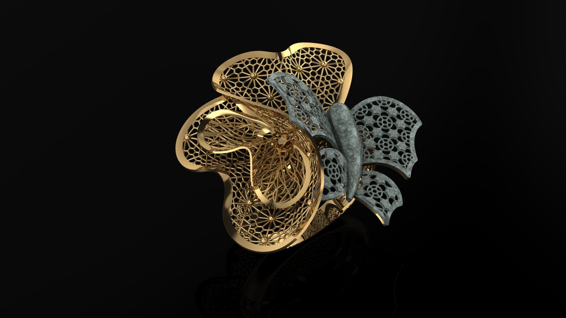 3D gold ring - TurboSquid 1696678