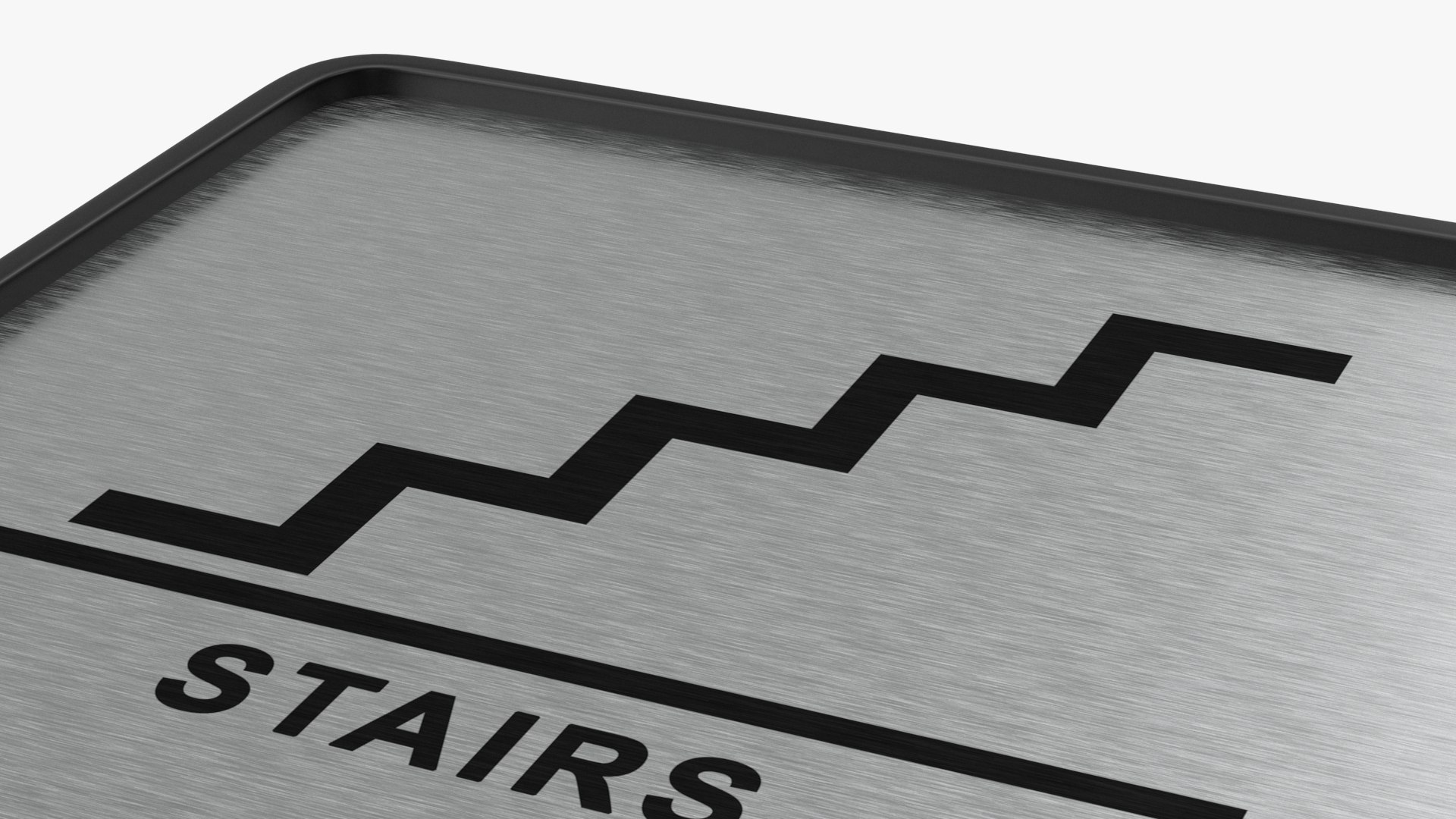 3D Stairs Compliance Sign Model - TurboSquid 2040260