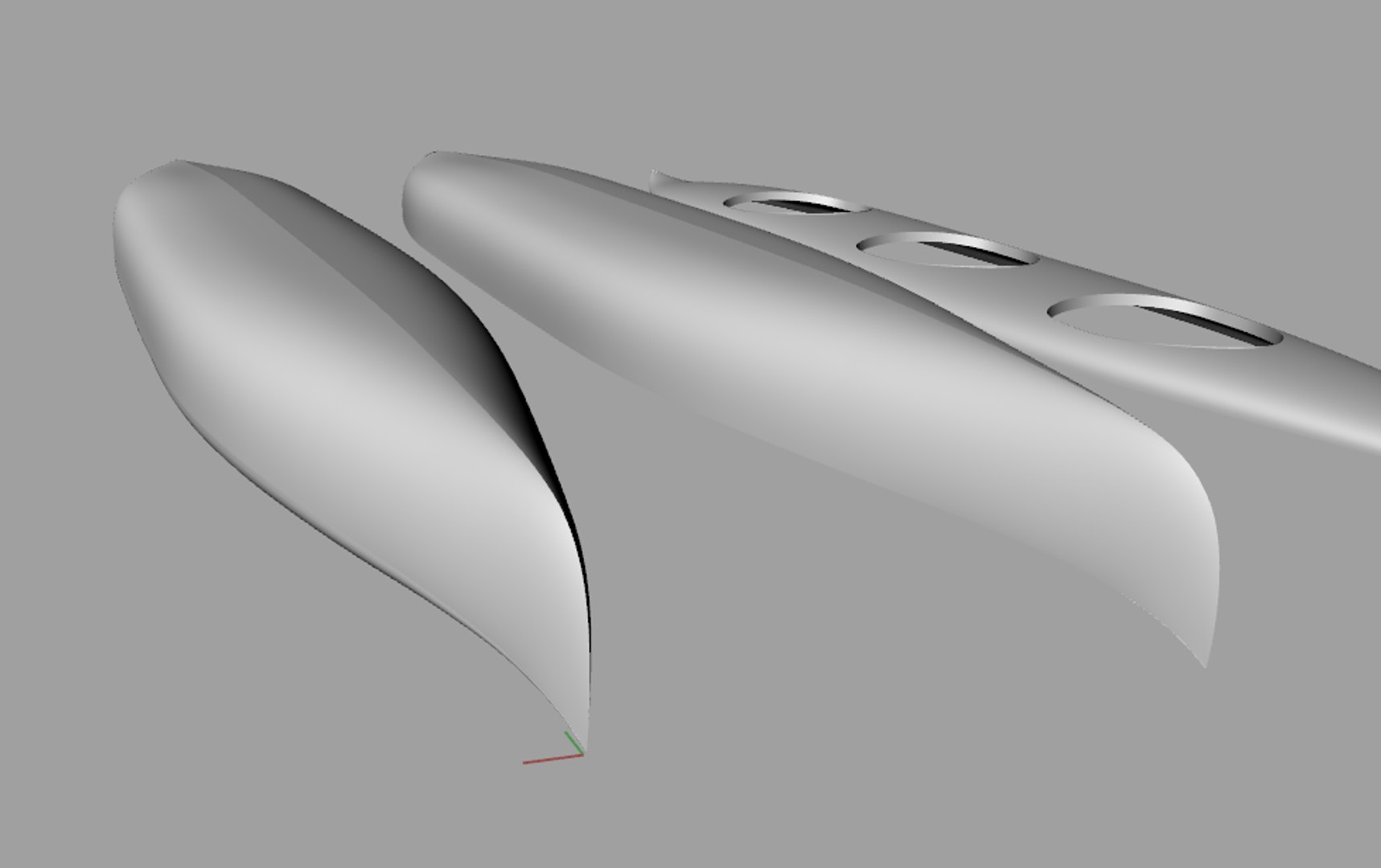 3d 3-way Kayak Model