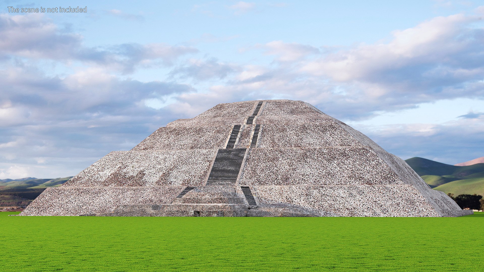Teotihuacan Pyramid Of The Sun 3D Model - TurboSquid 2051162