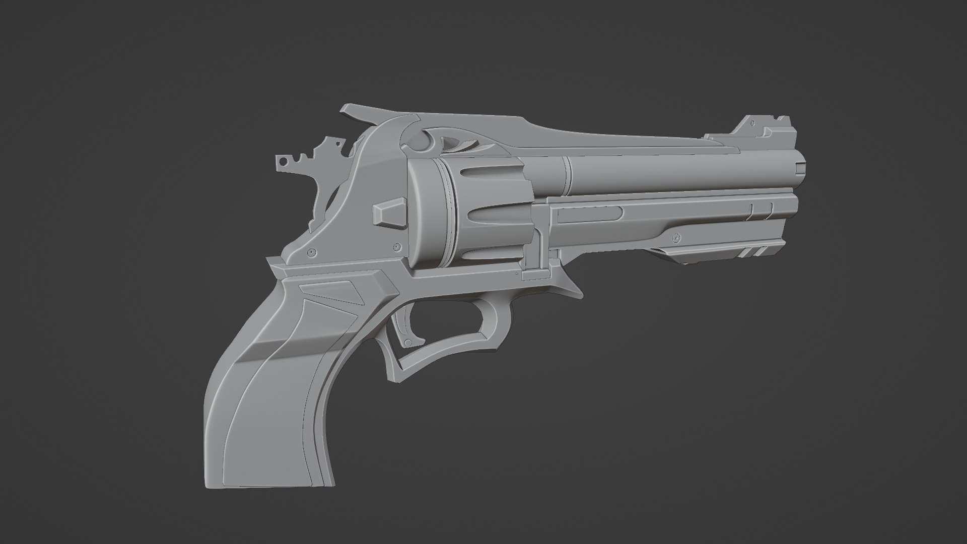Revolver Weapon Model - TurboSquid 2171648