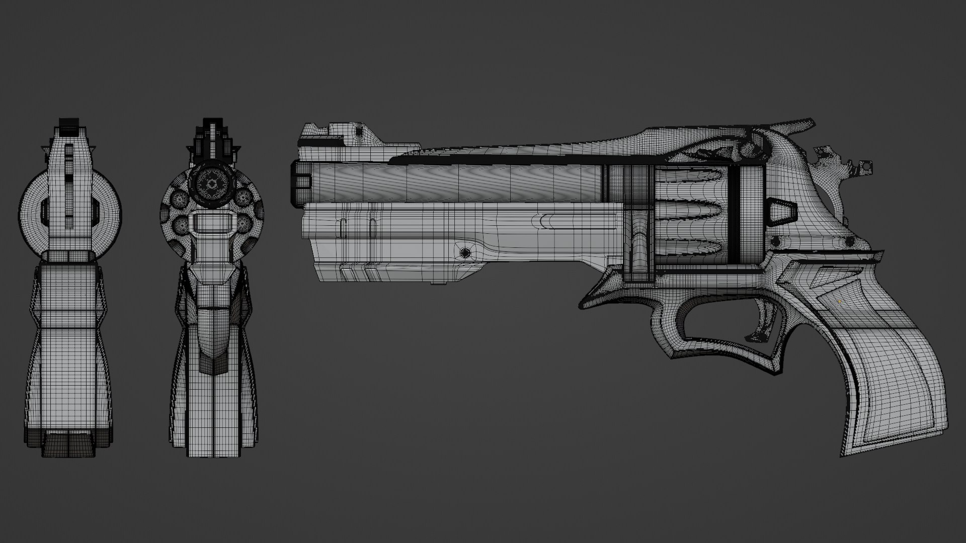 Revolver Weapon Model - TurboSquid 2171648