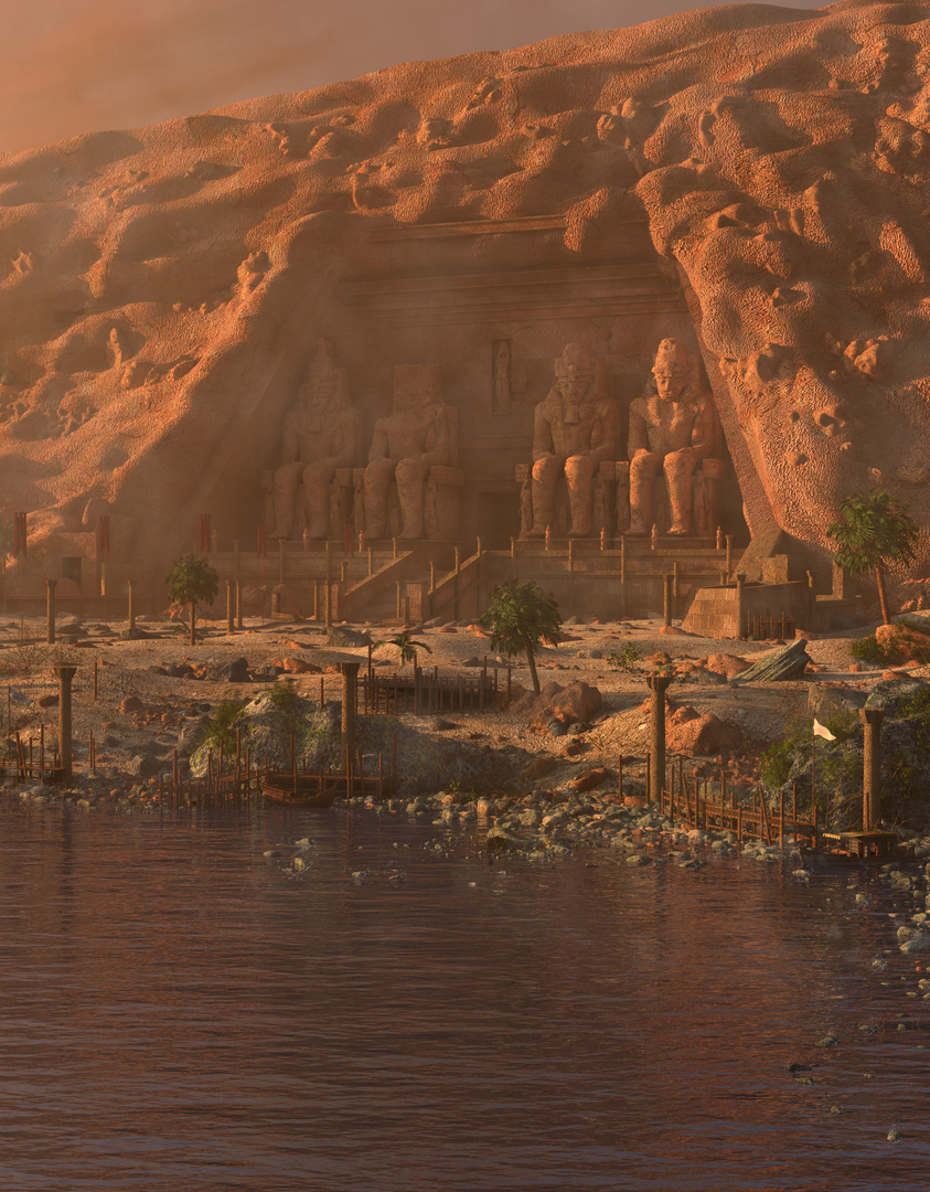 Abu Simbel 3D model - TurboSquid 1977128