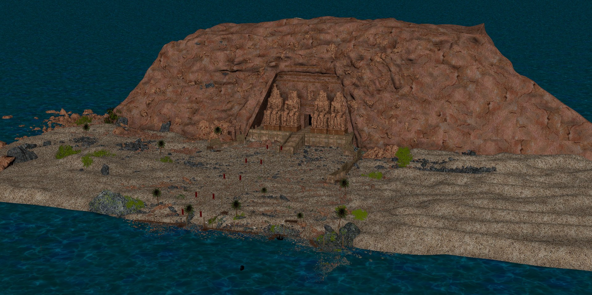 Abu Simbel 3D Model - TurboSquid 1977128