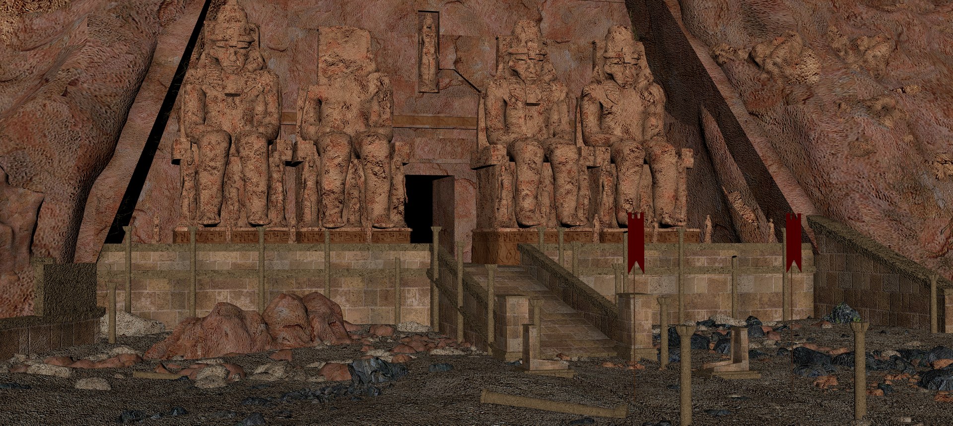 Abu Simbel 3D Model - TurboSquid 1977128