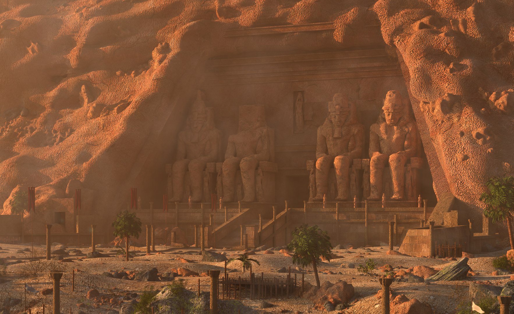 Abu Simbel 3D Model - TurboSquid 1977128