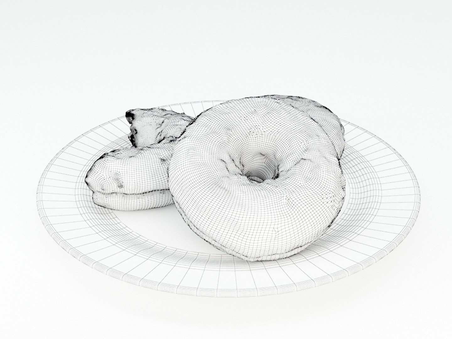 3d Donuts Model