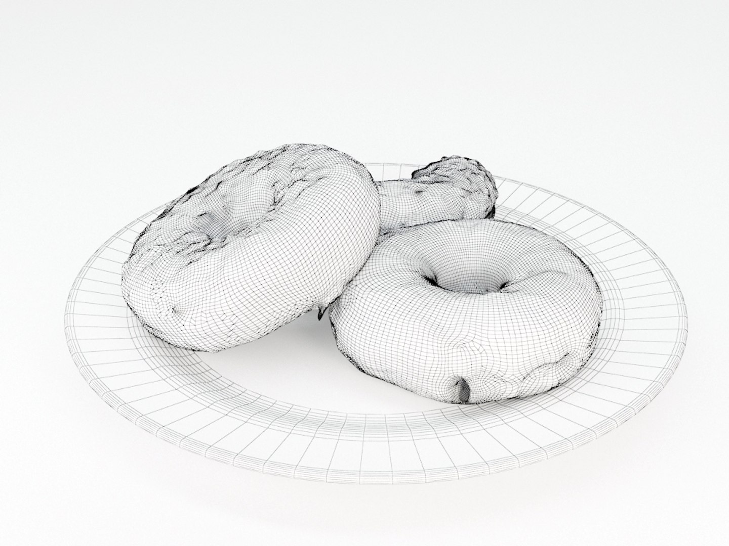 3d Donuts Model