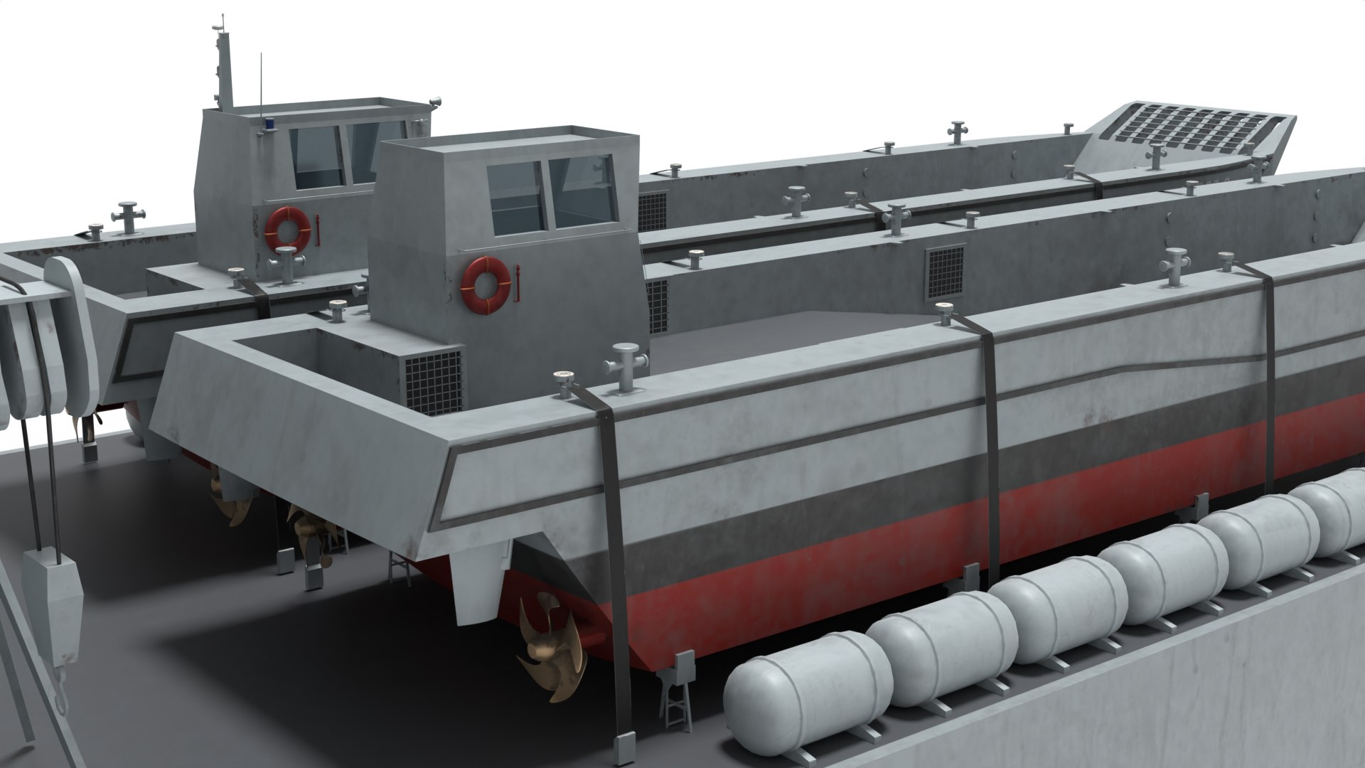 3D Model Landing Ship Cheonwangbong - TurboSquid 2220452