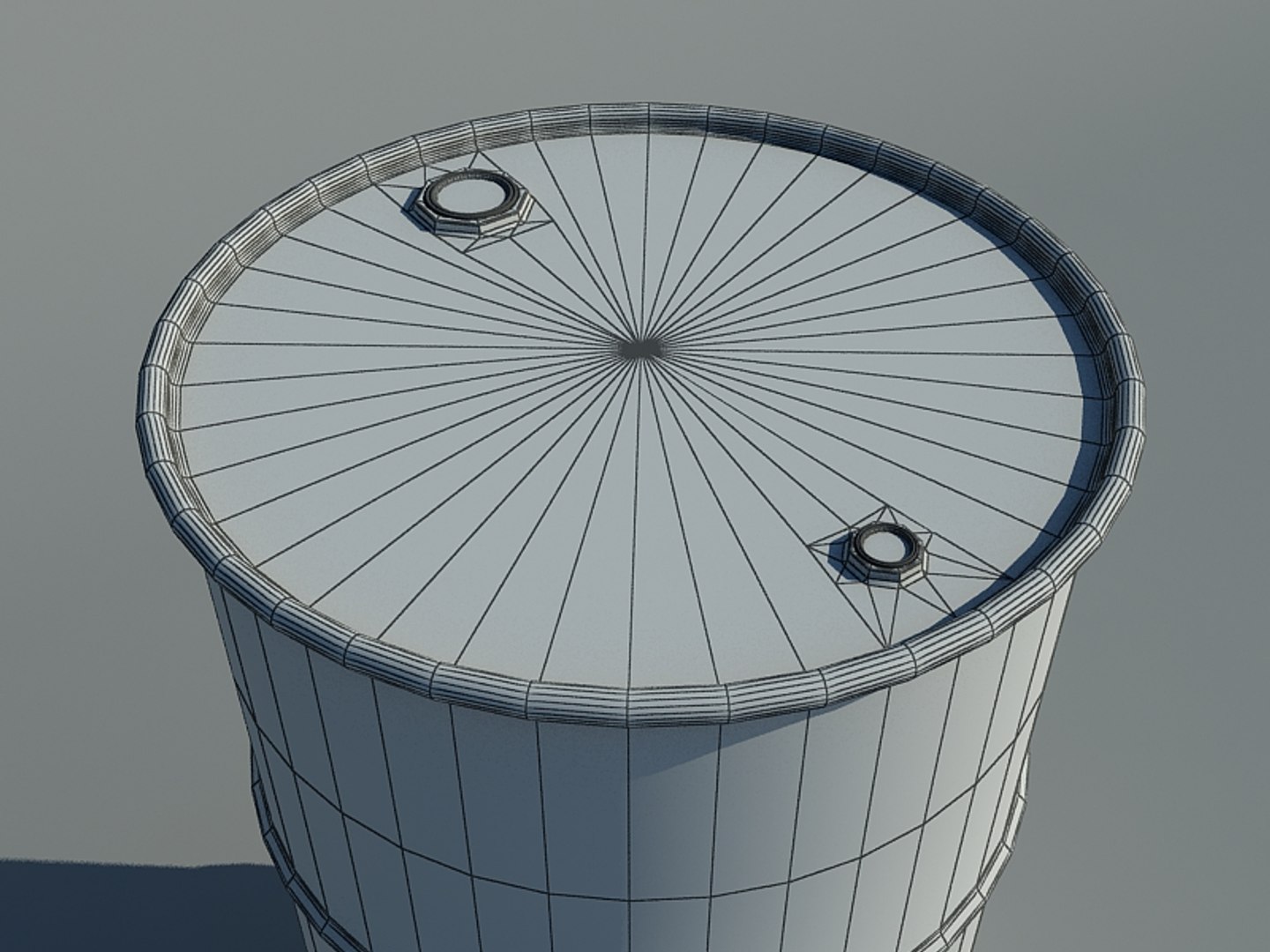 3d Model Barrel Rust