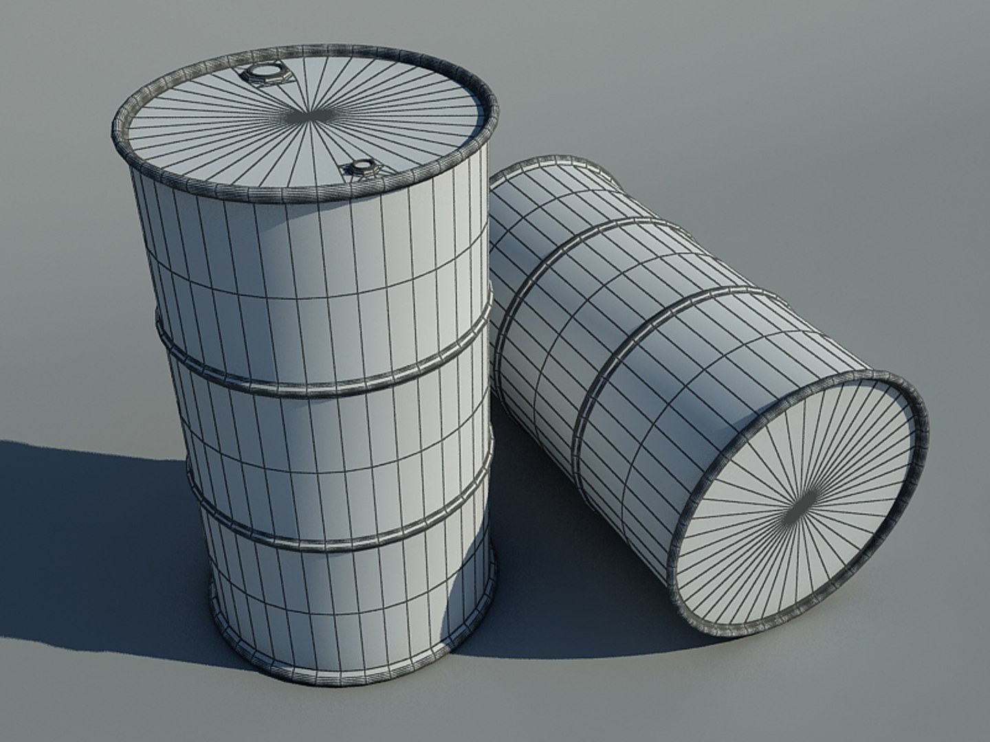 3d Model Barrel Rust