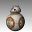 3d Star Wars Bb-8 Droid