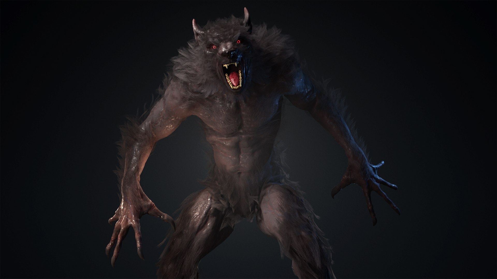 3D Great Werewolf - TurboSquid 2174590