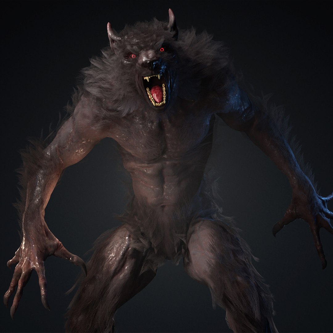 3D Great Werewolf - TurboSquid 2174590