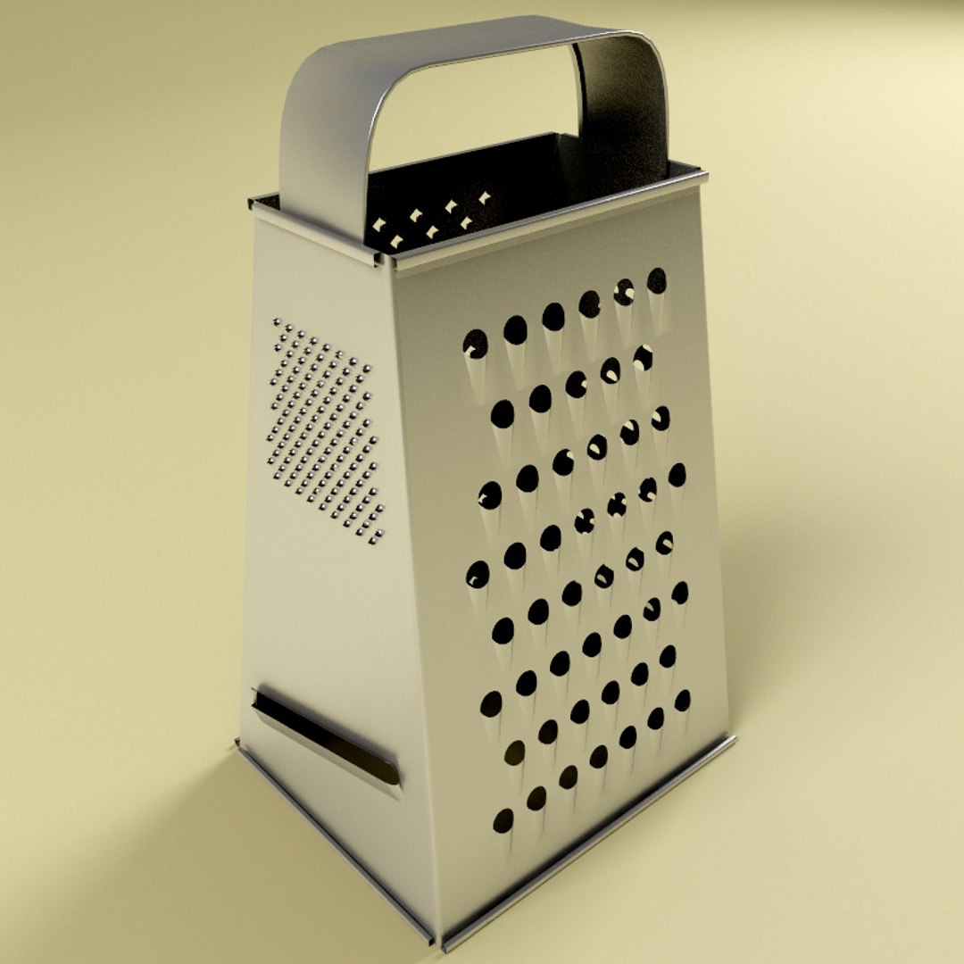 3d model grater details modelled