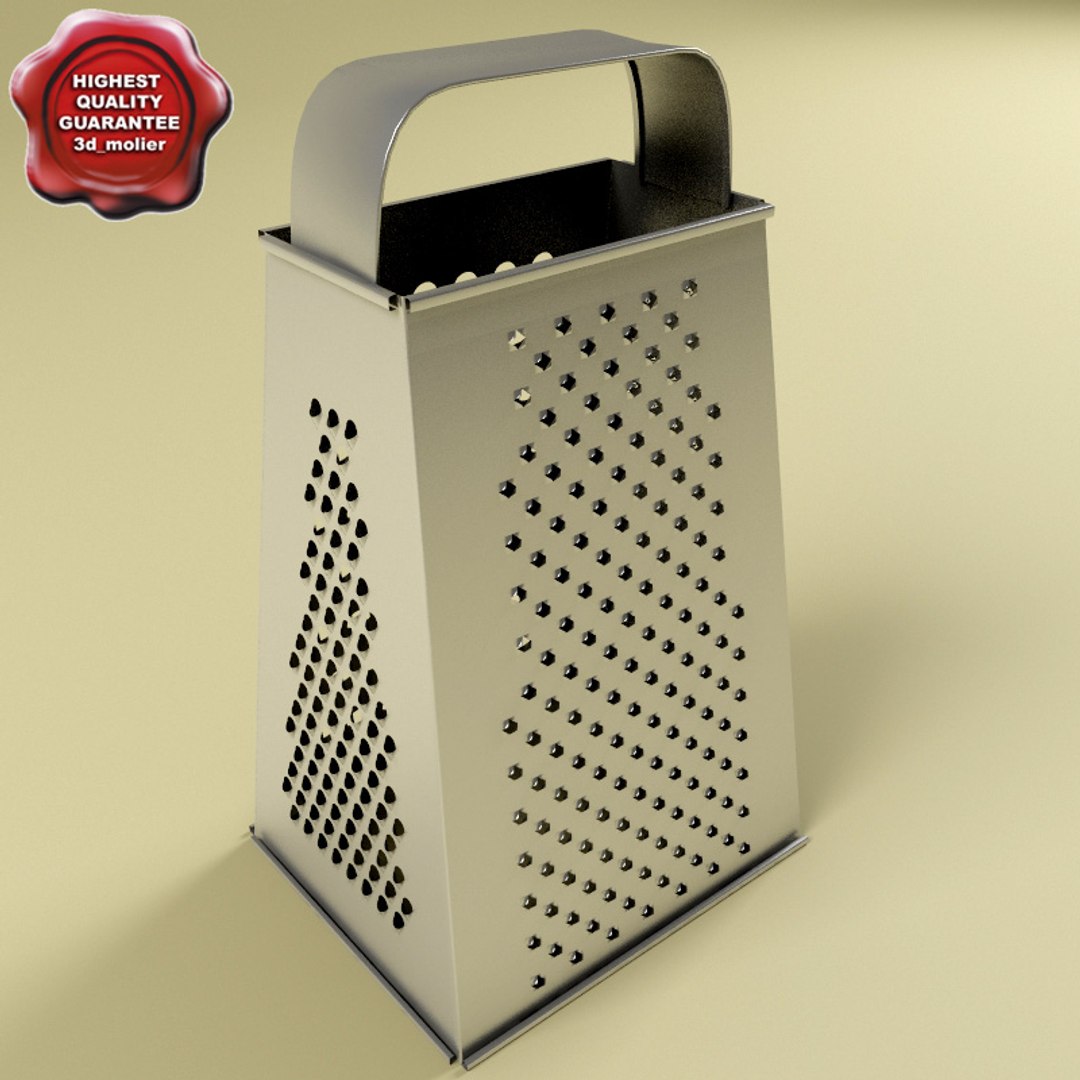 3d model grater details modelled