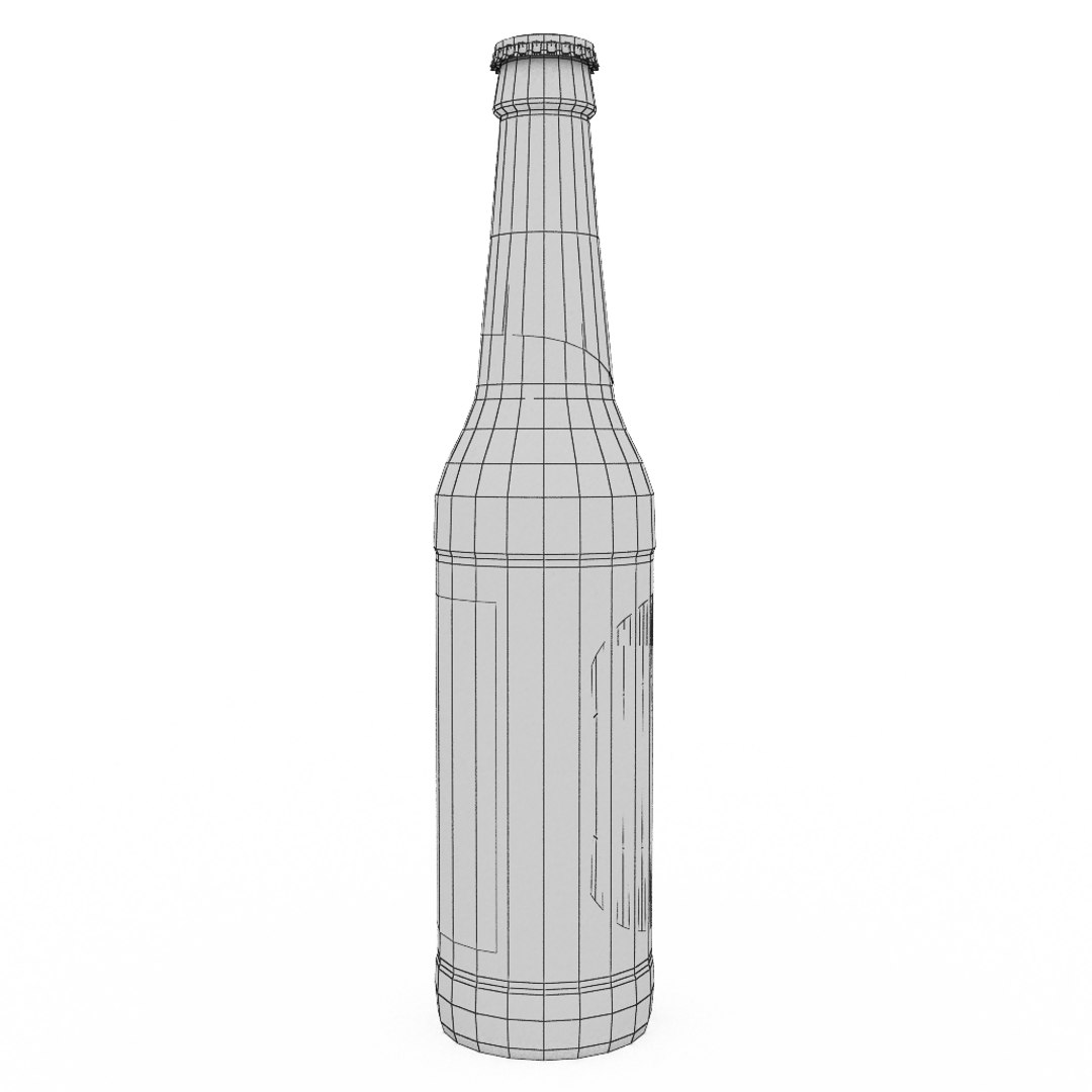 3d Model Beer Bottle
