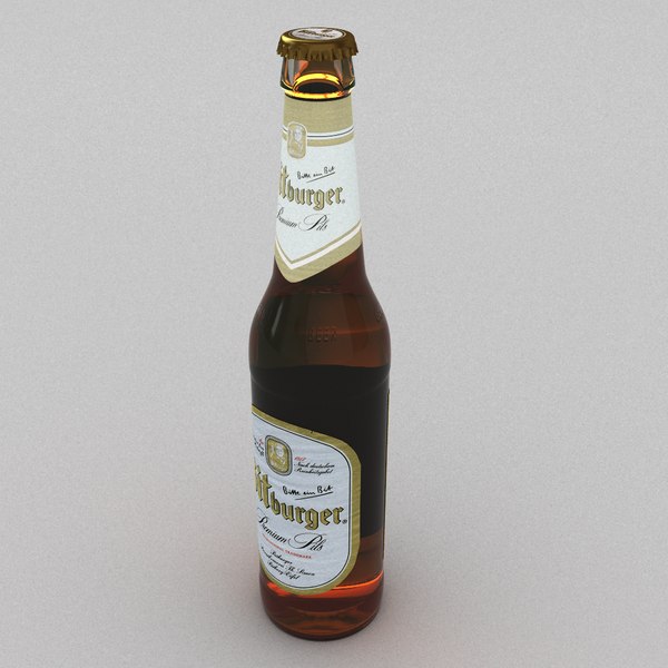 3d model beer bottle