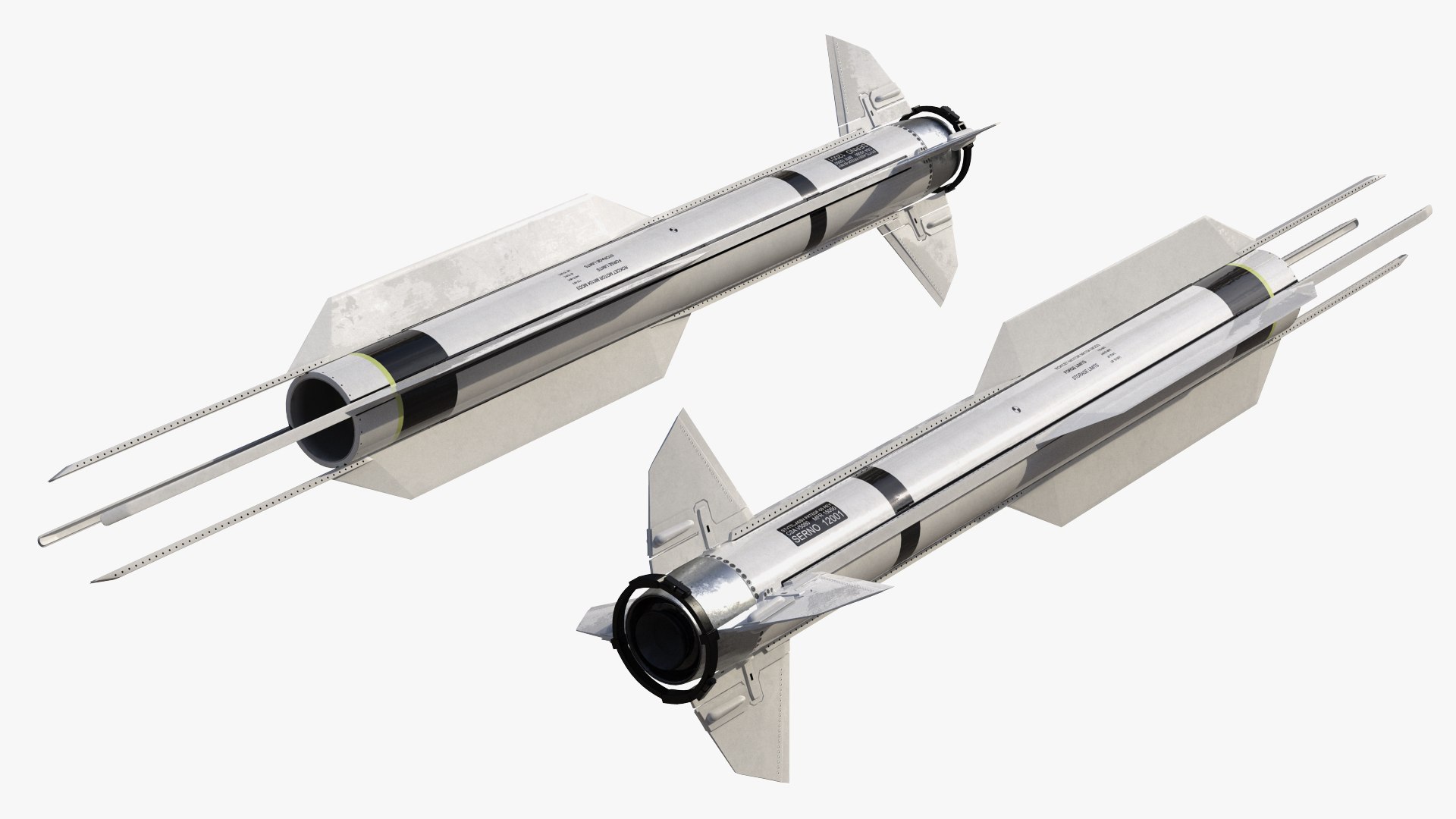 3D RIM 174 Standard Extended Range Active Missile For 3D Print ...