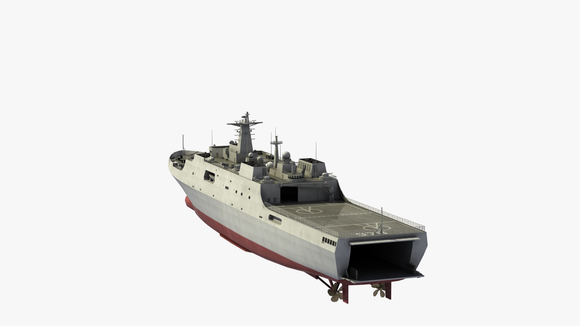 3D type 071 yuzhao ship - TurboSquid 1643352